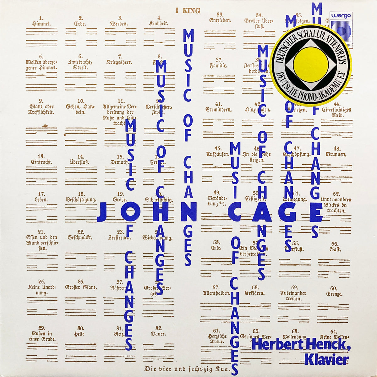 John Cage “Music of Changes” – PHYSICAL STORE