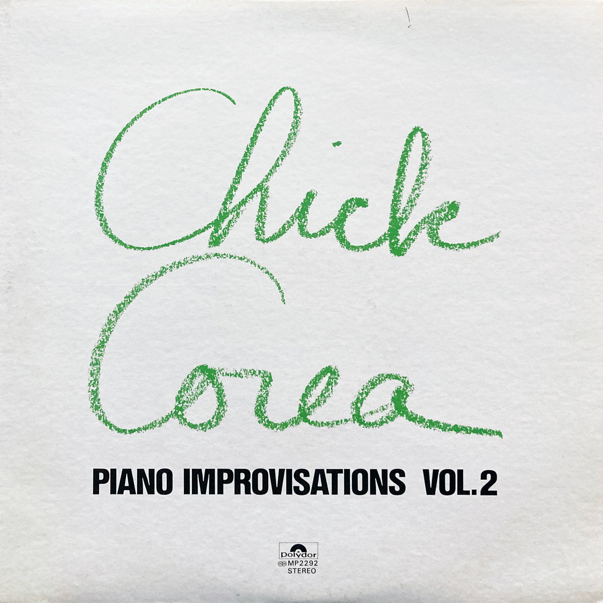 Chick Corea “Piano Improvisations Vol. 2” – PHYSICAL STORE