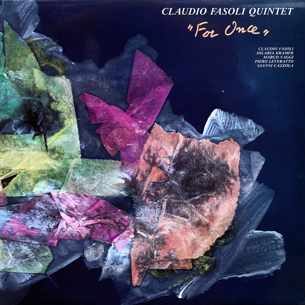 Claudio Fasoli Quintet “For Once” – PHYSICAL STORE