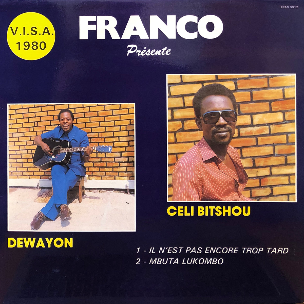 V.A. "Franco presents Dewayon, Celi Bitshou, Smu Bakula, Bedermos ...